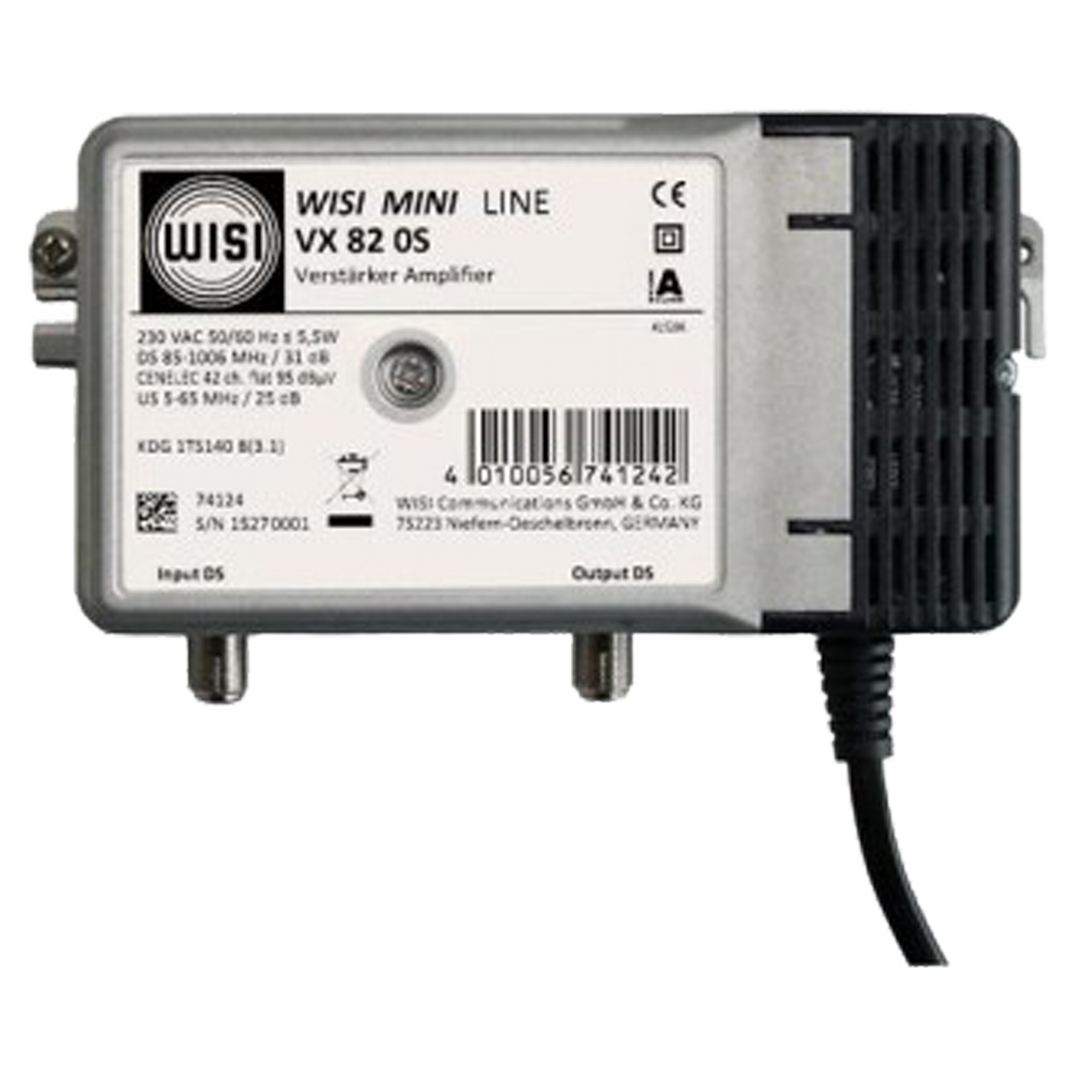 WISI Husforstærker VX 82 - WISI - DKT A/S