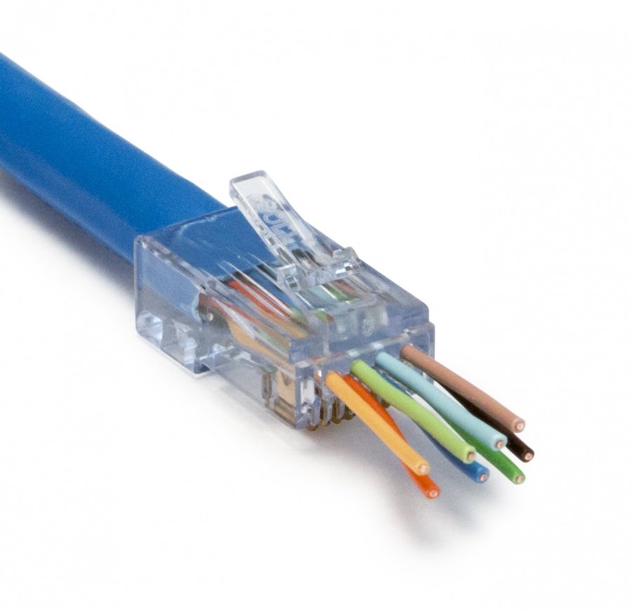 RJ45, stik, CAT5e, ezEX38 - Modular stik - DKT A/S